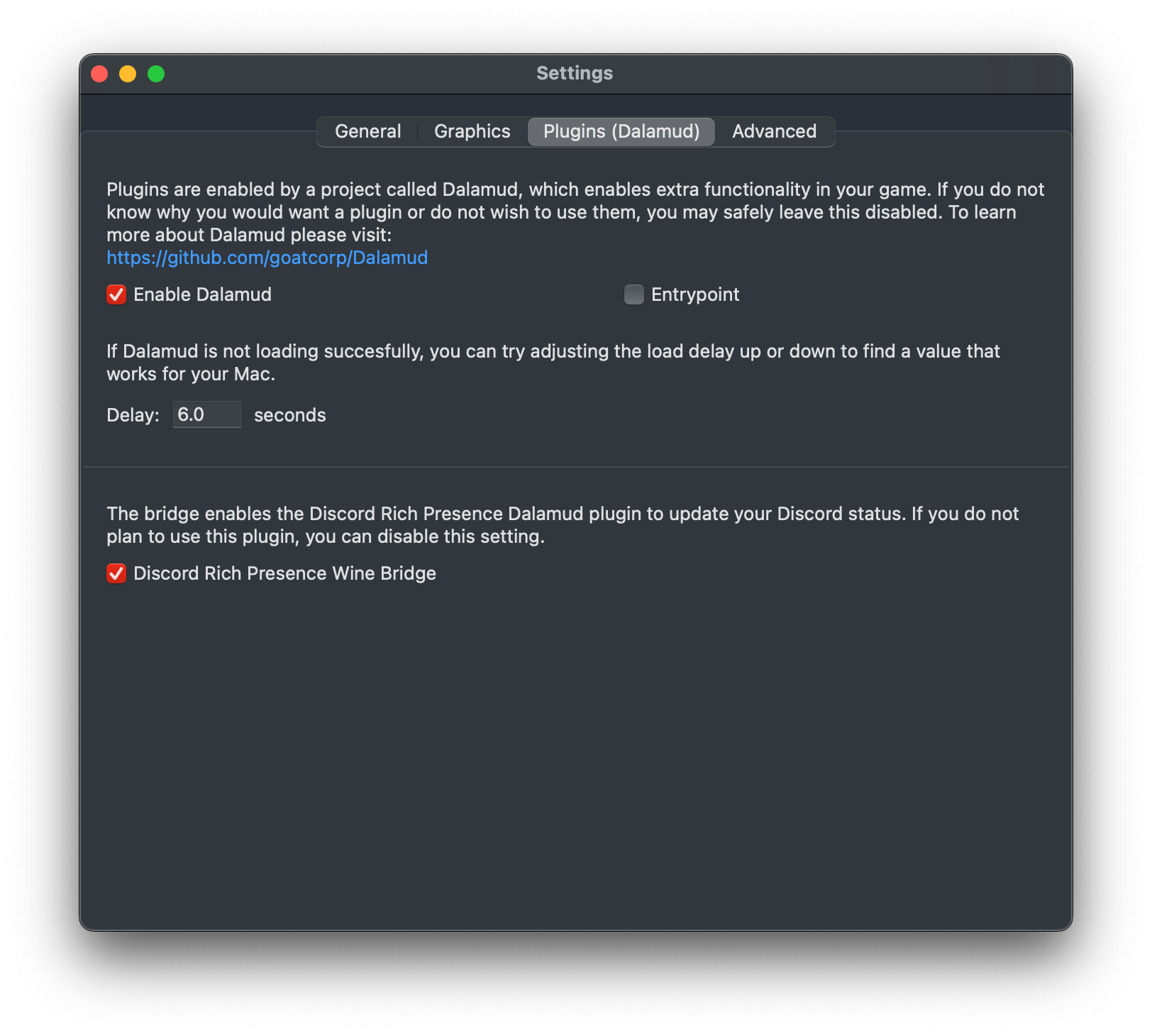 Dalamud Plugins | XIV on Mac